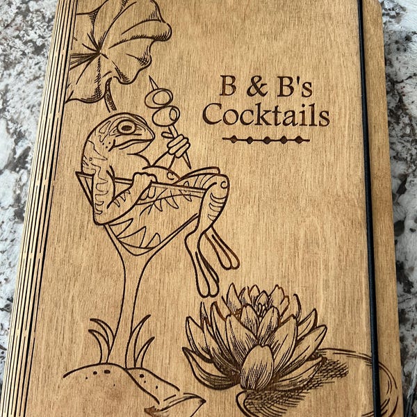 Handwritten Recipe Cookbook, Personalized Wooden Recipe Book, Binder ...