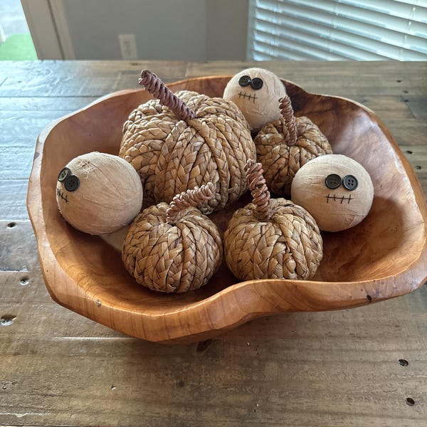Mummy Bowl Fillers: Cinnamon Scented Halloween Decor (set of 3) - Etsy