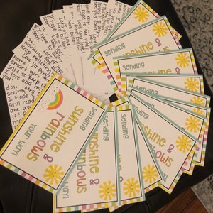 Happy Mail for Students sunshine & Rainbows Postcard for Students Note ...