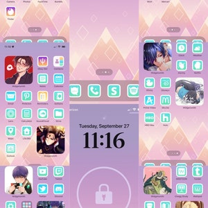 120 Mystic Messenger Aesthetic Phone Theme Widgets - Etsy