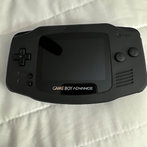 White Game Boy Advance GBA Console With Ips V5 Backlight Backlit LCD ...