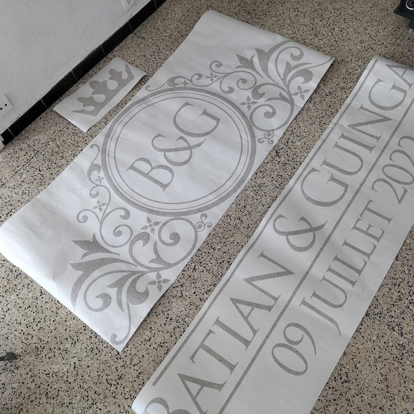 Wedding Sign & Event Dance Floor Decal Sticker - Birthday Vinyl Floor ...