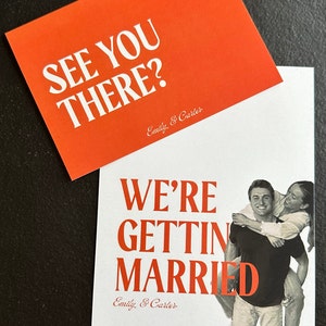 Disco Wedding Invite Colorful Wedding Invitation Retro Wedding Invite ...