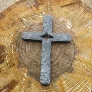 Hand Forged Shepherd's Hook Twisted Backsmith's Cross - Etsy