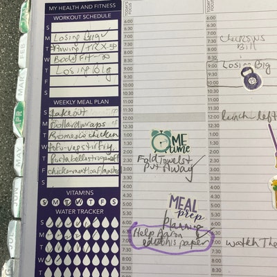 Meal Break Stickers Meal Plan Stickers Breakfast Lunch - Etsy