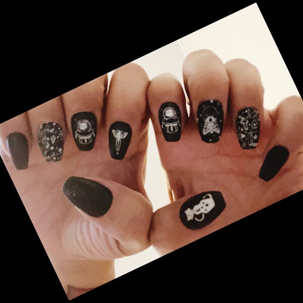 Supernatural Magic Nails | Magical Nails | Crystal Ball Nails | Nails ...