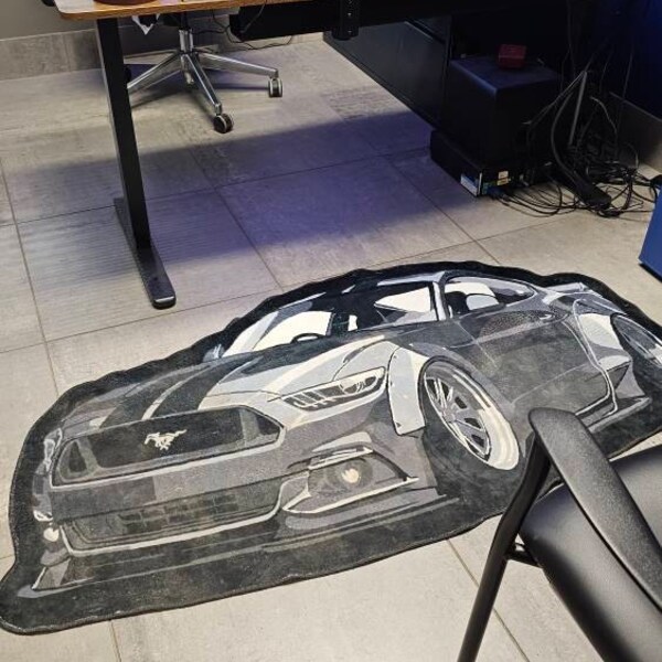 Black Gamer Rug,cool Neon Hexagons Rug,gaming Decor,e-sport Rug,gaming ...