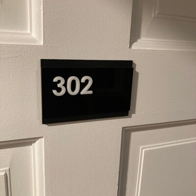 Bsign Elegant Door Numbers Apartment Number Room Numbers Plaque Hotel ...