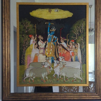 India Wall Art of Kalpataru Tree of Life Embroidery & Needlepoint ...