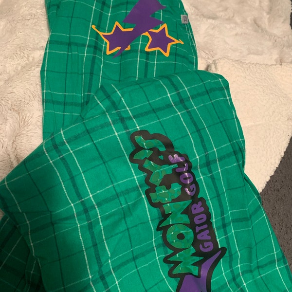 FNAF Security Breach Monty Flannel Pants - Etsy