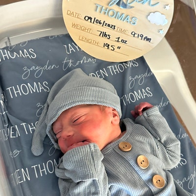 Shes Here or He's Here Baby Announcement Baby Announcement Sign She's ...