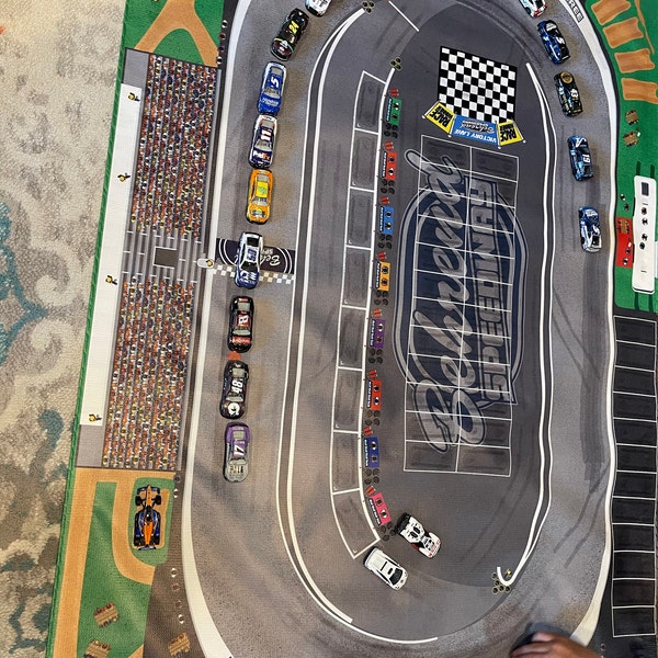 Behrend Speedway - Kids Racetrack Playmat - 3 Ft. X 5 Ft. - Etsy
