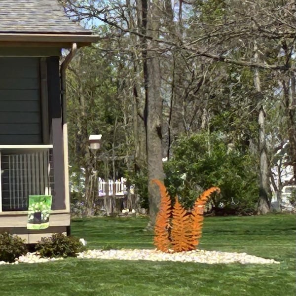 Rustic Cast Iron Mermaid Garden Statue | Vintage Coastal Decor for ...