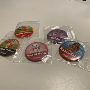 Custom Button Custom Event Button Custom Disney Buttons - Etsy
