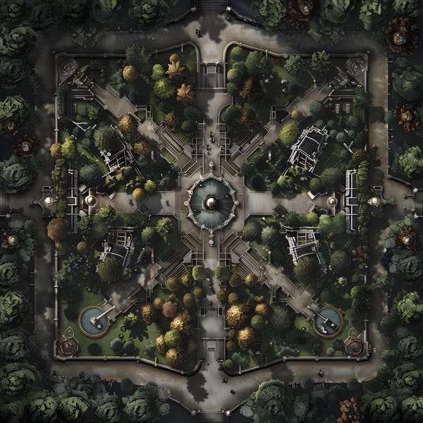 130+ Asia Themed RPG Maps Bundle, Dungeons and Dragons, RPG, Iso, High ...