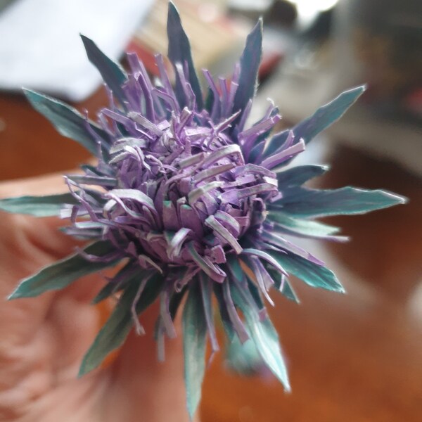 Thistle - Paper Flower - Templates - Instant Download - SVG ...