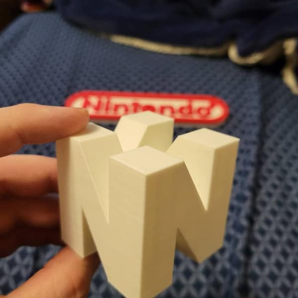 N64/nintendo 64 Cube Video Game Logo Sign (man Cave, Game Room, Shelf ...