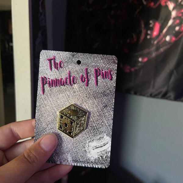 Hellraiser Puzzle Box Horror Enamel Pin | the Lament Configuration ...