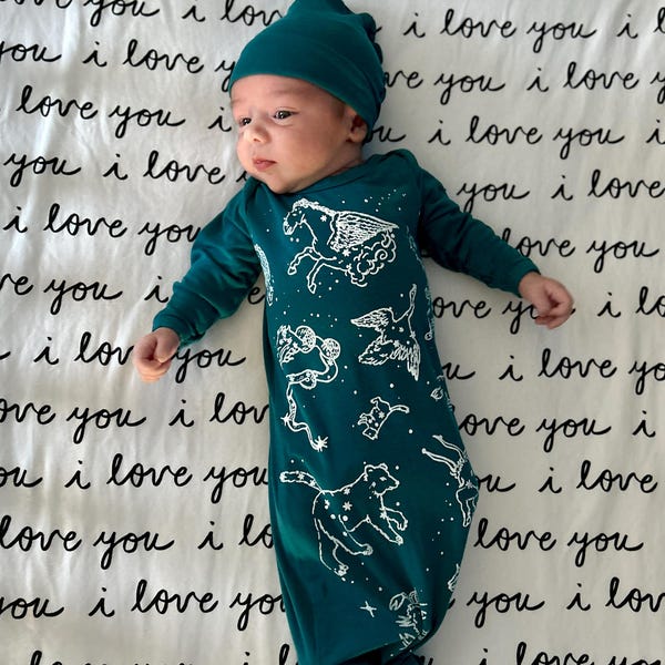 Crib Sheet Fitted Cotton Sheet Boho Rainbow Set Neutral Colors Nursery ...