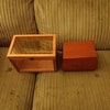 18 X 12 X 1 1/2 Wooden Shadow Box / Hinged Glass Lid / Display Case Box ...