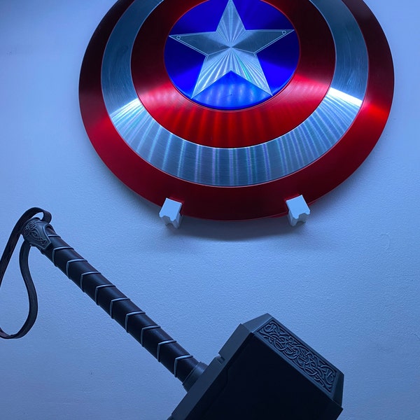Captain America Shield Wall Mount, Plaque and SECRET FILE!! - Etsy