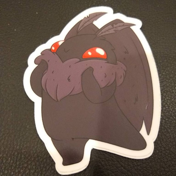 Mothman Magnets Cute Cryptid Mothman Magnet Set Boba Mothman Series ...