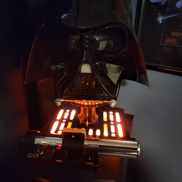 Vader's Lightsaber - Sith Crystal Chamber Prop - Etsy