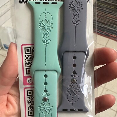 Abstract Dots, Pink Watch Band Compatible With Apple Watch Series 1-9 ...