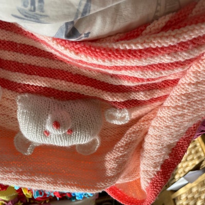 Easy Garter Stitch Woman's Chunky Edge to Edge Jacket Cardigan Pockets ...