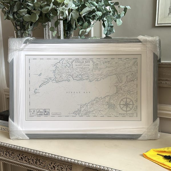 Map of Dalkey, Co Dublin Ireland - Etsy