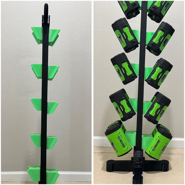 Quadruple Battery Rack for Kobalt 40v Lawn Equipment - Etsy