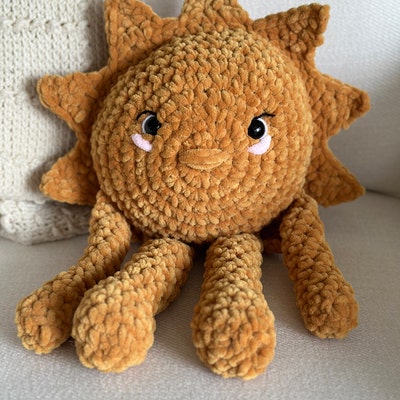 Little Raya Sunshine Crochet Pattern Amigurumi Sun Pattern - Etsy