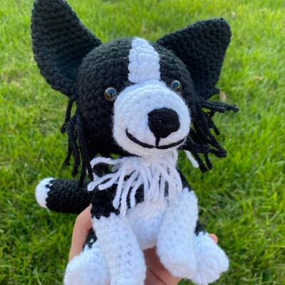 Border Collie Dog Amigurumi Crochet Pattern - Etsy