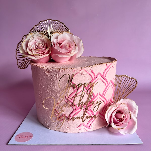 Ginkgo Stem, Gingko Leaf, Gold, Artificial Flower, Cake Decorating ...