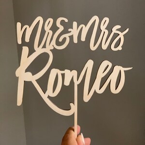 Personalized Cake Topper Custom Text Cake Topper - Etsy