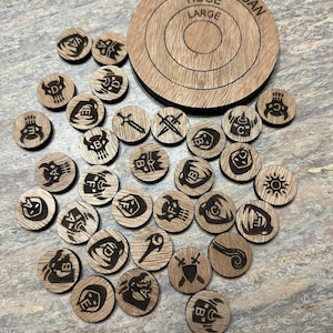 Spell and Interest Tokens Gaming Tokens Tokens TTG Tokens DND Tokens ...