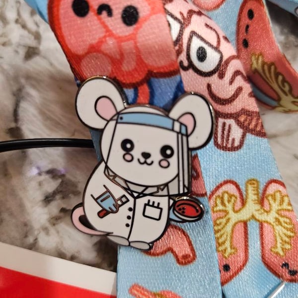 LAB RAT Hard Enamel Pin / Laboratory / Scientist / Med Lab Tech ...