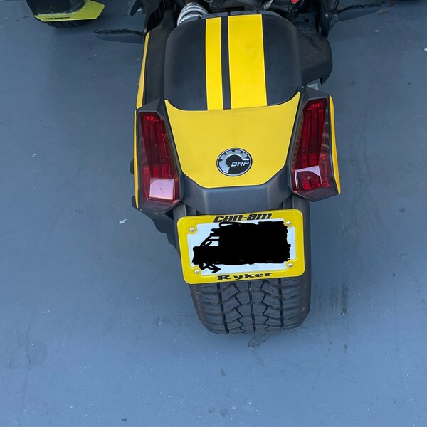 Personalized Motorcycle Frame for Your License Plate Personalized With ...