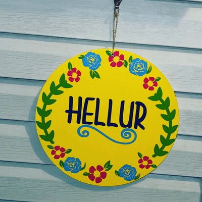 Hellur Door Hanger Hellur Sign/ Madea Sign / Wood Door Hanger/home Gift ...