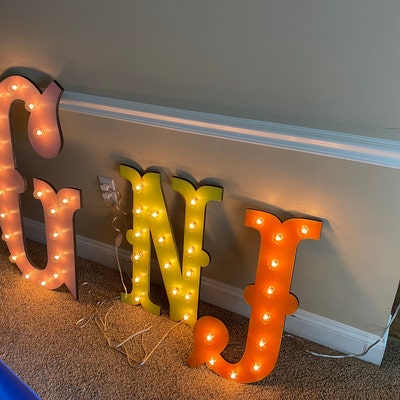 24 Marquee Letter Sign LARGE Vintage Circus Carnival - Etsy