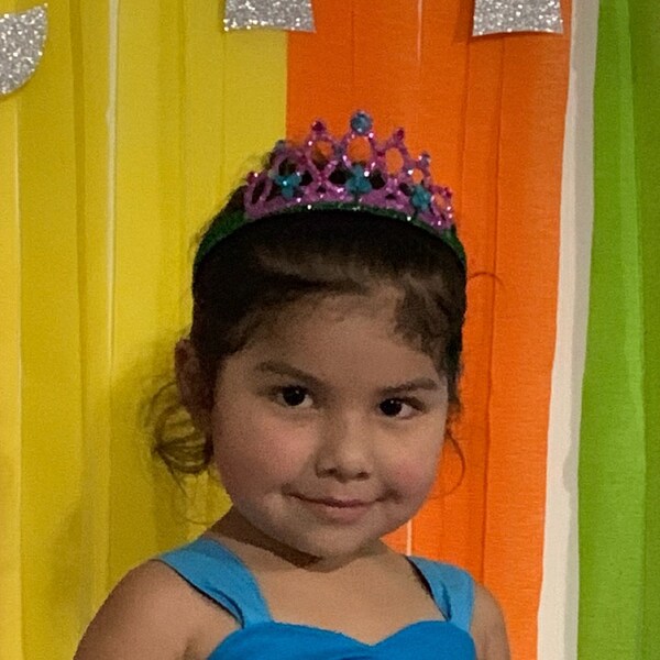 Poppi Birthday Crown, Troll Headband, Troll Crown for Kids, Headband ...