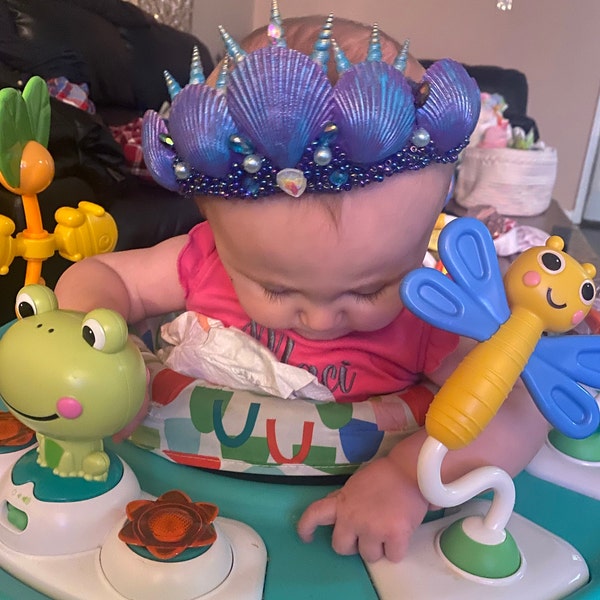 Seashell Atlantis Tiara Tourqoise Magic - Etsy