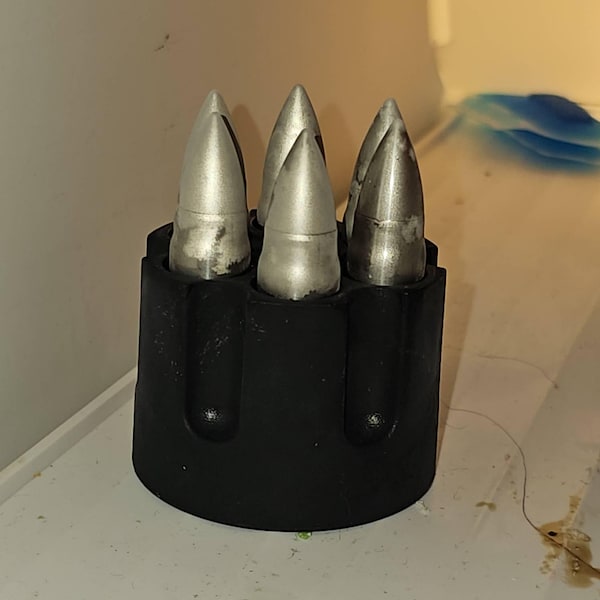 45 Caliber Nickel Bullet Casing Valve Stem Caps, Novelty Valve Caps ...