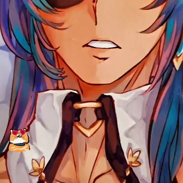 Kaeya Body Pillow Cover Genshin Impact Fanmade Dakimakura Male Daki - Etsy