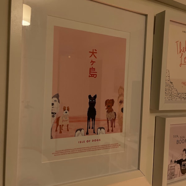 Isle of Dogs Wes Anderson Movie Poster Film Print Original Illustration ...