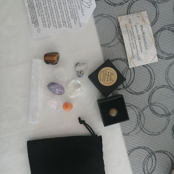 Mini Chakra Bag, Small Chakra Set, Beginners Chakra Set, Crystal Gift ...