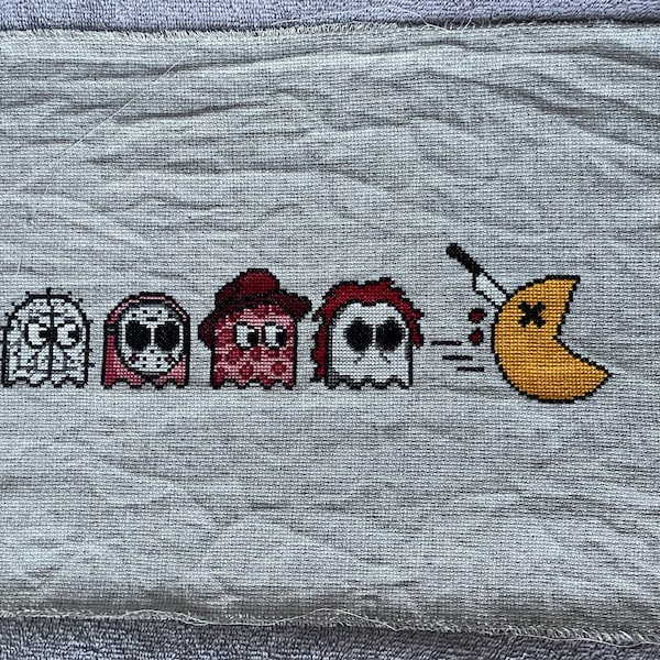 Weapons of Maniacs Cross Stitch Pattern DMC Needlepoint Embroidery ...