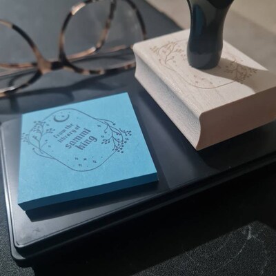 Moon Embosser Book Stamp Personalized From the Library of Ex Libris ...