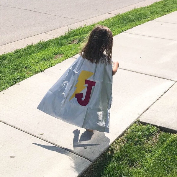 Superhero Cape - Super Hero Cape - Lightning Bolt Cape - Sparkle ...