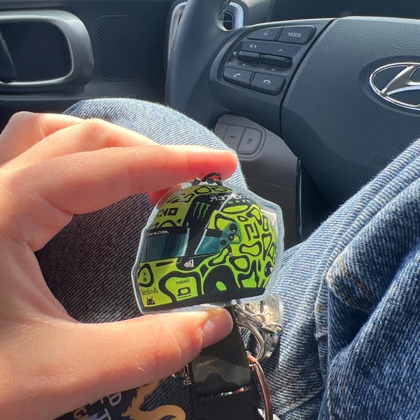 2024 Formula One Car Epoxy Resin Keyrings, F1 Keyrings, F1 Gift ...